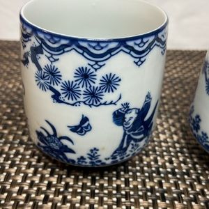 Accents | Vintage Japanese Karako Nabeshima Design Porcelain Cups 3 ...